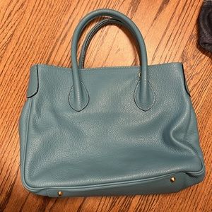 Bags | New Without Tags Never Used Sky Blue Leather Bag Courage B ...